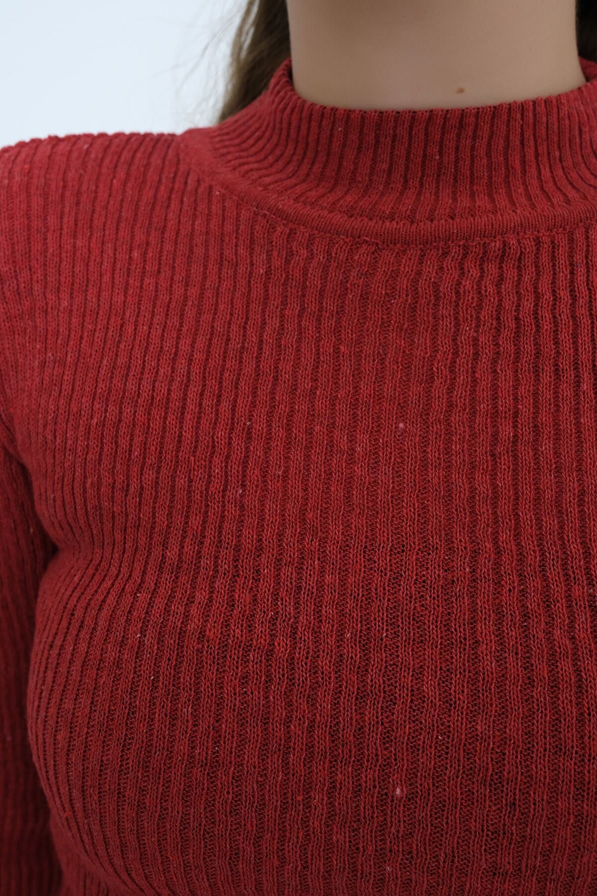 Remiss Kırmızı Yarım Balıkçı Body | ElbiseBul